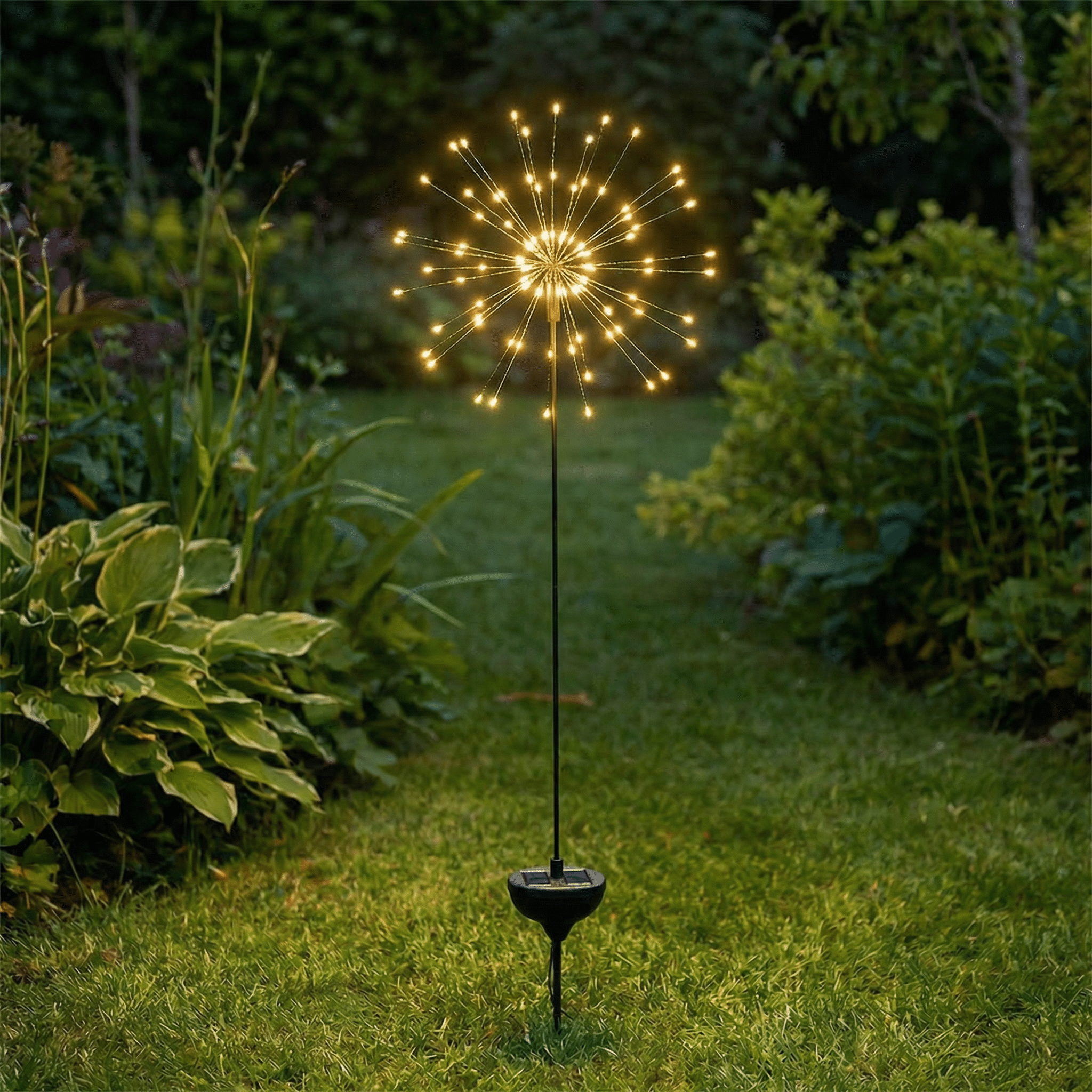 H Potter Solar Sparkle Stake Light | 90 LED Outdoor Solar Garden Light