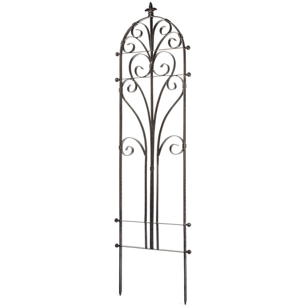 Italian Iron Trellis Yard Wall Art by H Potter