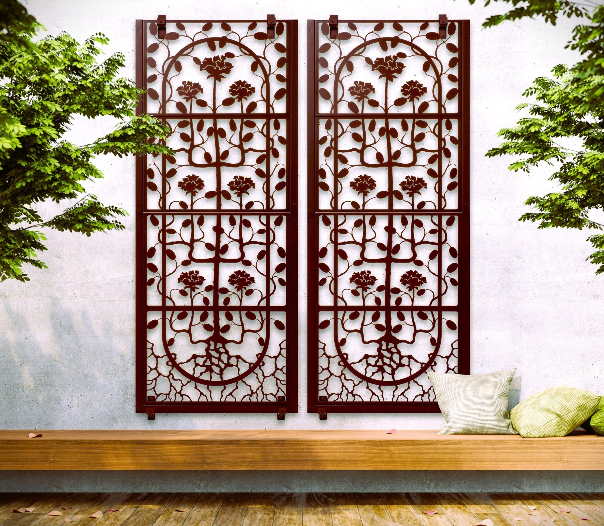 H Potter Wall Trellis Privacy Screen for Climbing Plants